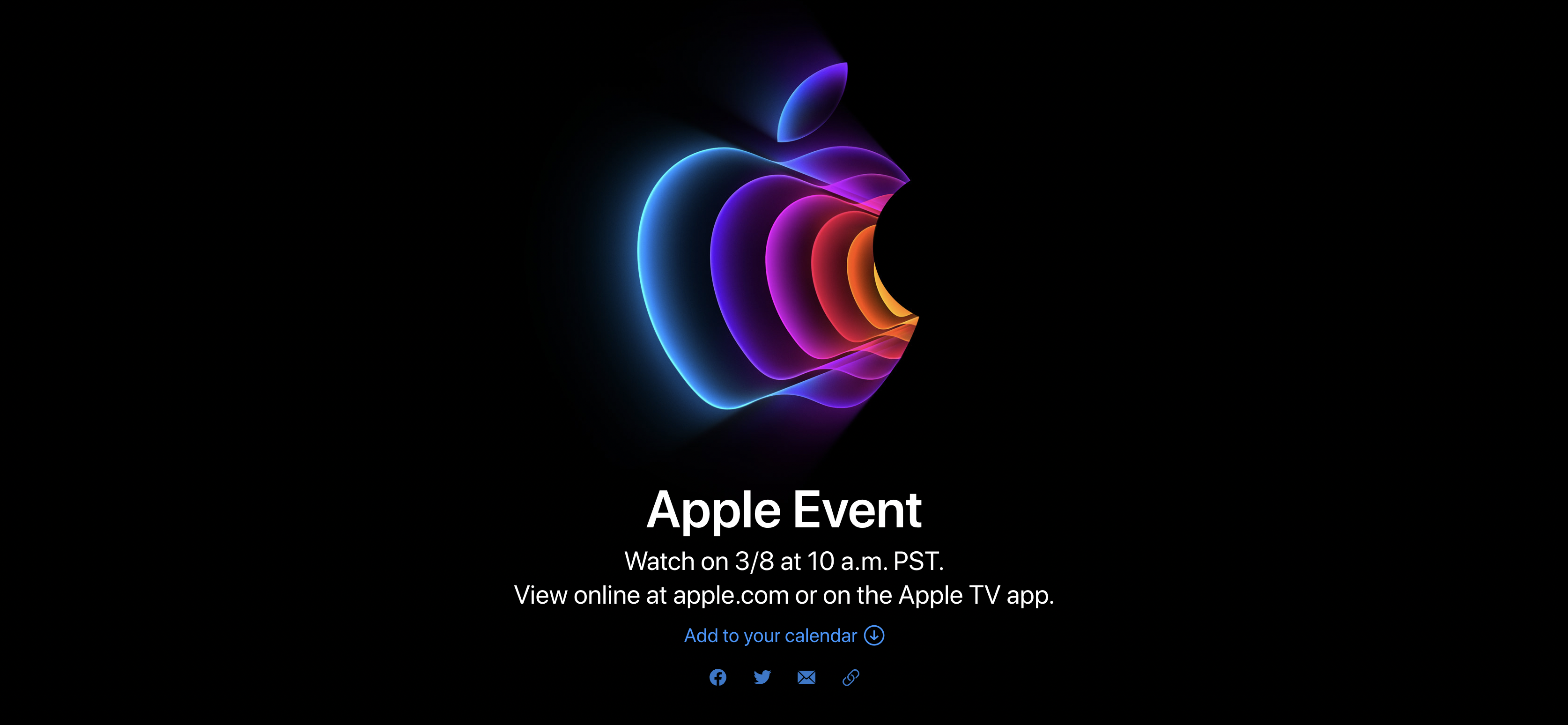 2022 Apple 春季發表會時間公布！Special Event 將於台灣時間 3 月 9 日凌晨 2 點舉行 - APlusTech 科技派